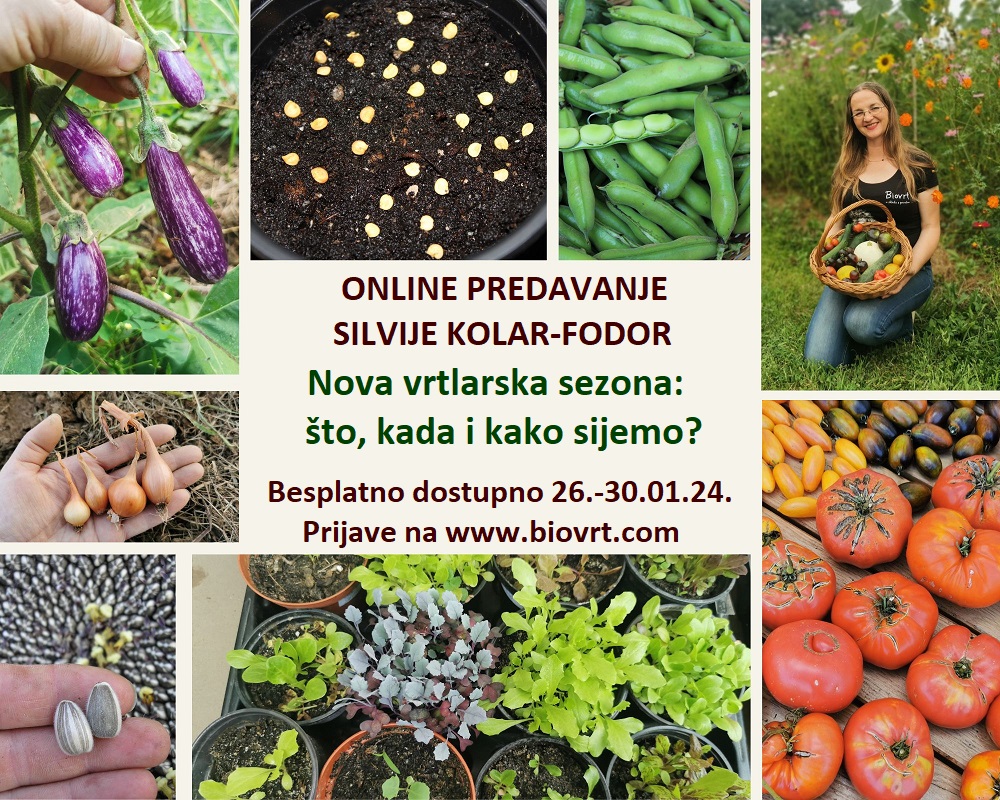 UDRUGA BIOVRT Javni poziv za besplatna proljetna vrtlarska predavanja 2024.