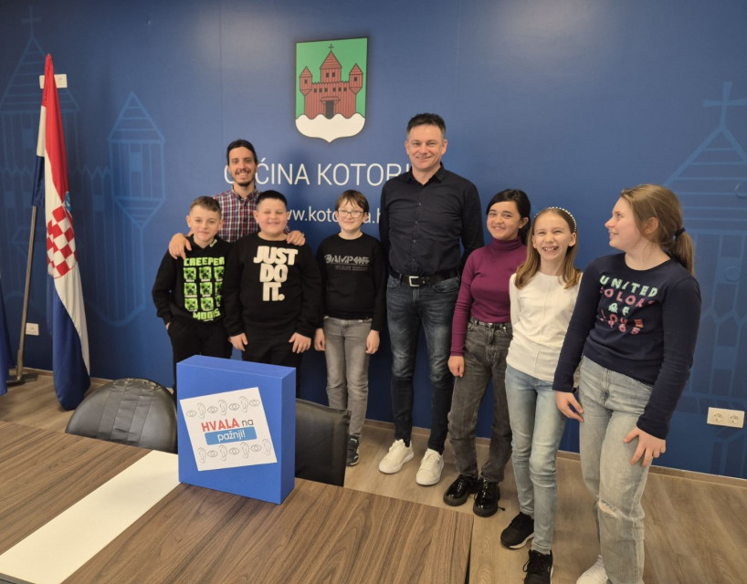 Učenici predstavili projekt "Hvala na pažnji!" Općini Kotoriba