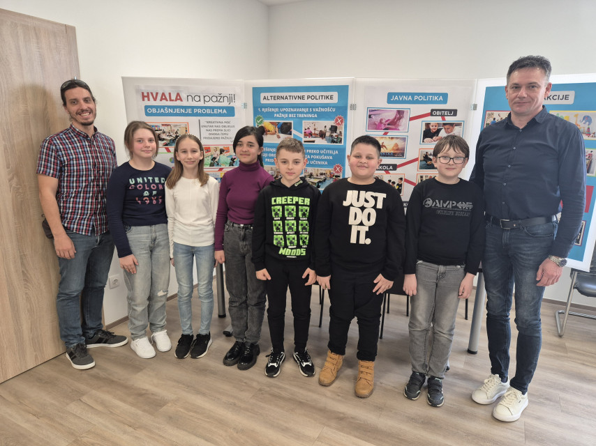 Učenici predstavili projekt "Hvala na pažnji!" Općini Kotoriba