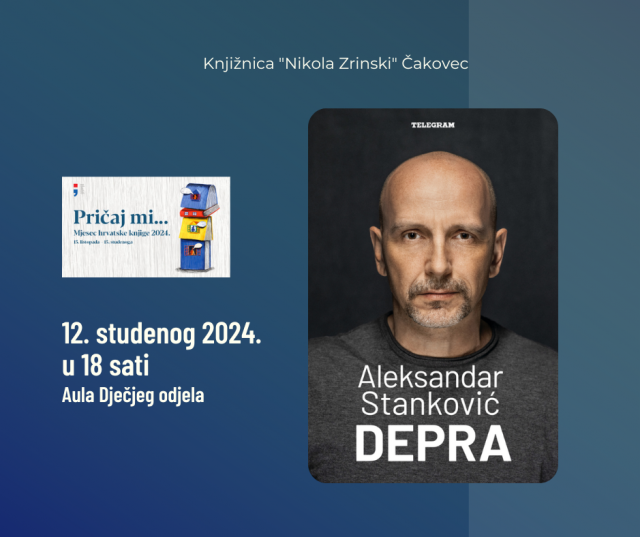 Predstavljanje knjige “Depra” Aleksandra Stankovića